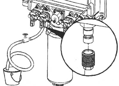 Проверка наличия воздуха в топливе (Ремонт двигателей Cummins ISX)